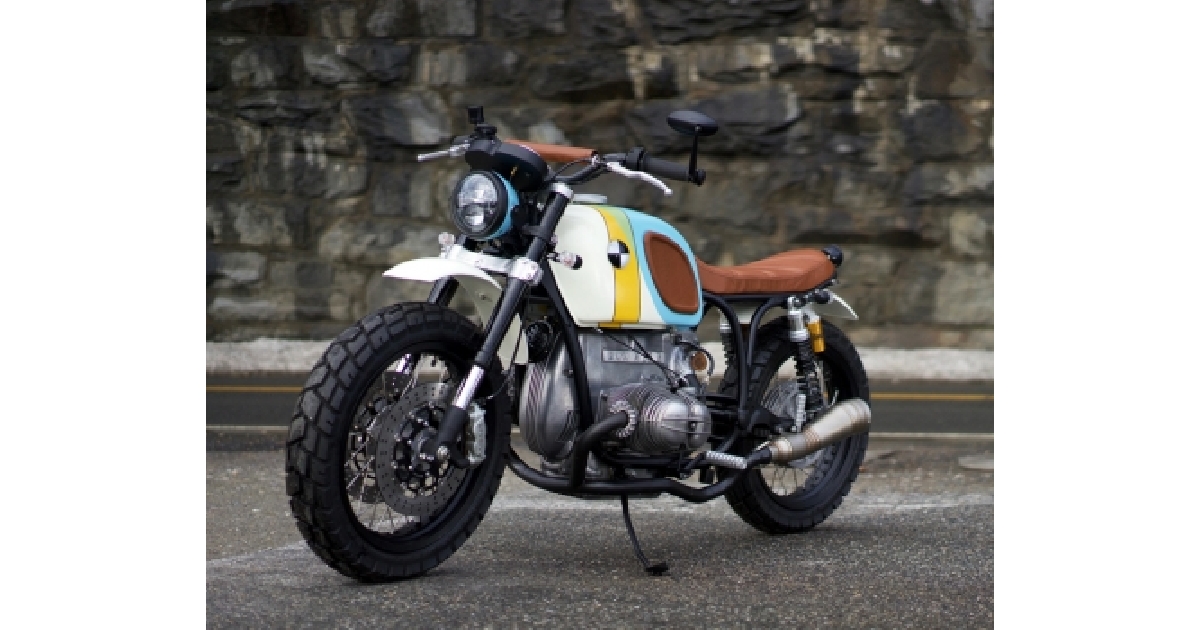 The BMW R60/6 Custom Motorcycle by Vintage Steele is a Rainbow Parade ...