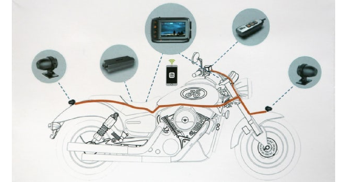 HFK launches $300 motorcycle DVR with real-time social media sharing ...